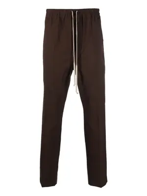 Rick Owens Slim-cut Drawstring-waistband Trousers - Brown
