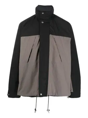 Sacai Funnel-neck Reversible Jacket - Neutrals