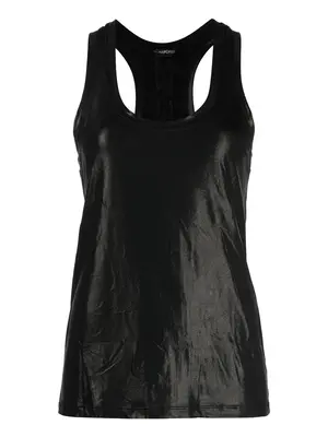 TOM FORD Laminated Tank Top - Black