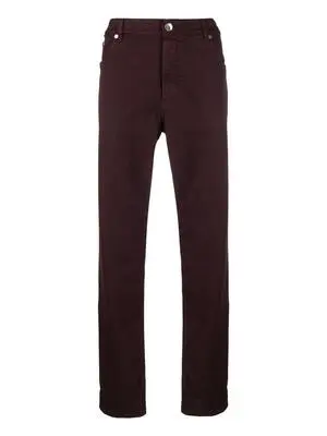Brunello Cucinelli Mid-rise Straight-leg Jeans - Red