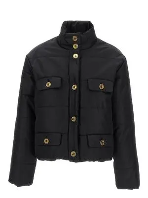 Moschino Padded Button-down Jacket - Black