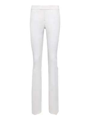 Blumarine Mid-rise Slim Pants - White