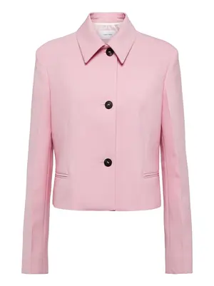 FERRAGAMO Virgin Wool Jacket - Pink