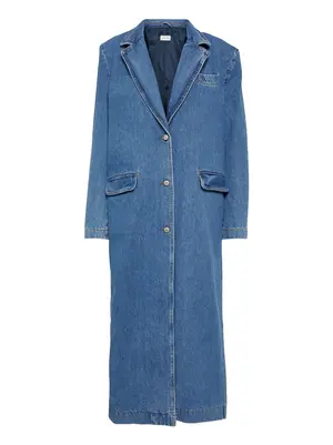 Magda Butrym Denim Coat - Blue