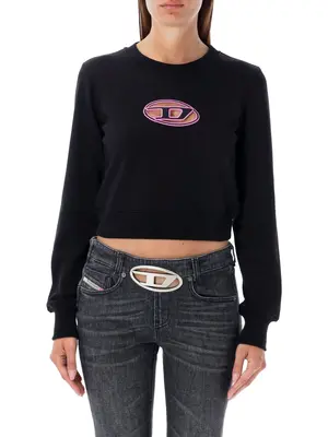 DIESEL Cotton Blend Sweatshirt Pink