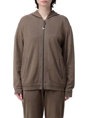 Brunello Cucinelli Brunello Cucinelli Zip Up Hoodie Butter