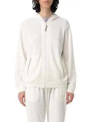 Brunello Cucinelli Brunello Cucinelli Zip Up Hoodie Natural