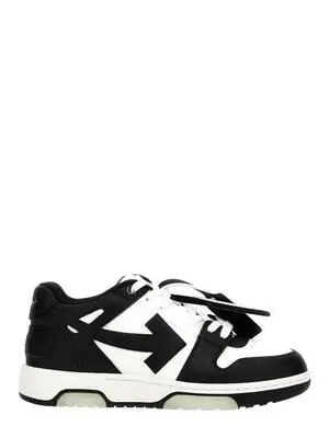 Off-White Out Of Office Leather Sneakers - Black