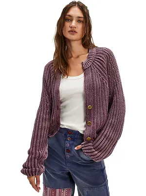 Free People Sweet Nothing Cardigan Moonscape