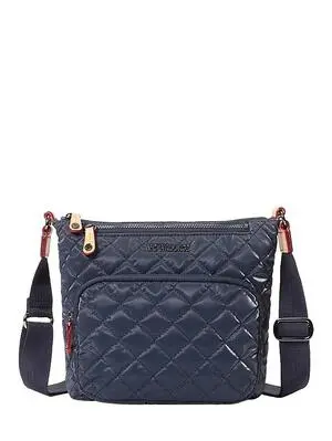 Mz Wallace Metro Scout Crossbody - Ink Liquid/gunmetal