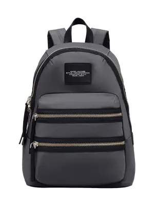 Marc Jacobs Large Zipped Backpack - Grey