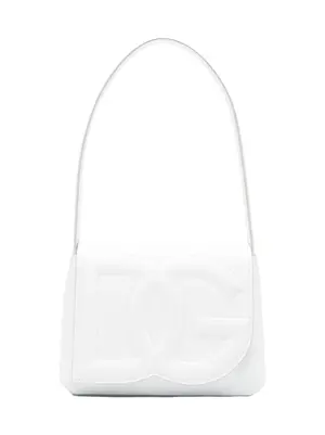 Dolce & Gabbana Logo-embossed Shoulder Bag - White
