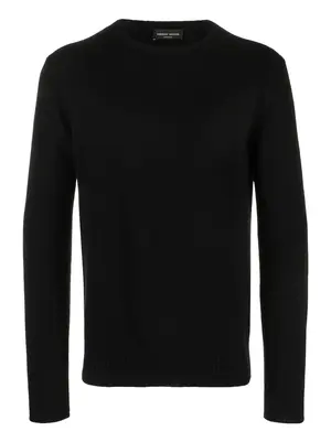 ROBERTO COLLINA Crew-neck Jumper - Black