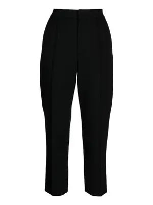 Dice Kayek Pressed-crease Trousers - Black