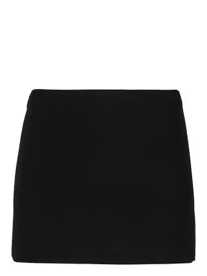 WARDROBE.NYC Layered Jersey Miniskirt