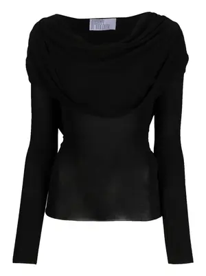 GIUSEPPE DI MORABITO Giuseppe Di Morabito Draped-Detailing T-Shirt