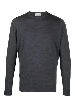 John Smedley Crew-neck Jumper - Grey