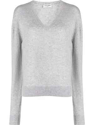 SAINT LAURENT Saint Laurent Mélange Cashmere Jumper