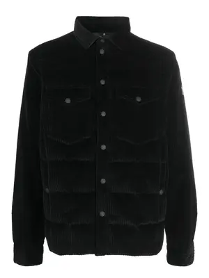 Moncler Down Shirt Jacket - Black