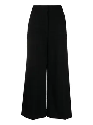 Moschino Wide-leg Trousers - Black