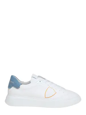 Philippe Model Philippe Model Leather Sneakers White/bluette