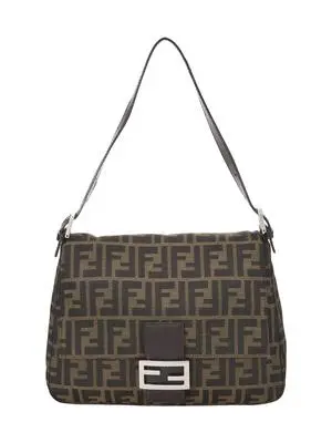 Fendi Zucca Canvas Mama Shoulder Bag - Brown