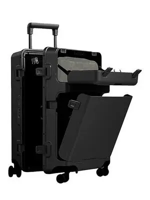BARMES Wheeled Carry-on Suitcase With Gym Bag And Packing Cubes - Black