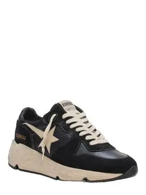 GOLDEN GOOSE Running Sole Sneaker - Black/white