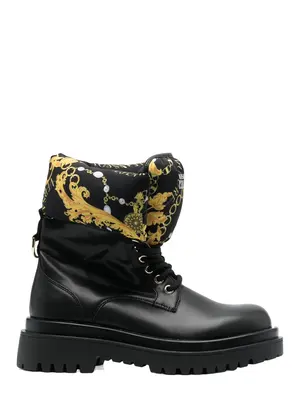 Versace Logo-print Boots - Black