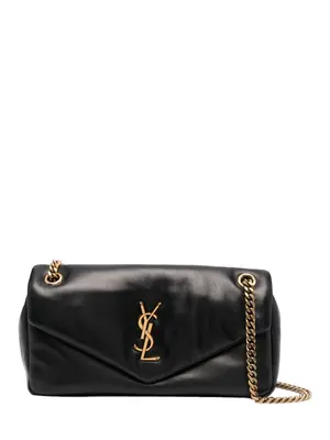 Saint Laurent Calypso Logo-plaque Shoulder Bag - Black