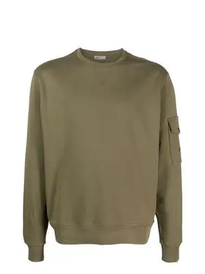 Herno Crew-neck Cotton Sweatshirt - Green