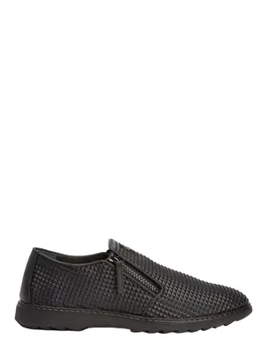GIUSEPPE ZANOTTI Cooper Flat Loafers - Black