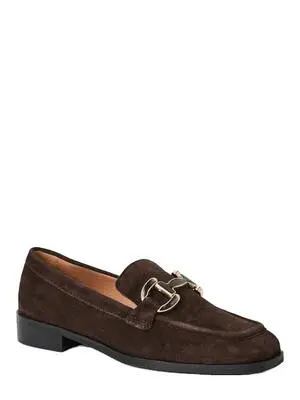 Bruno Magli Natalie Bit Loafer - Brown Suede