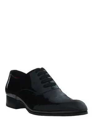 TOM FORD Patent Leather Oxford - Black