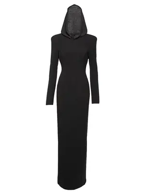 MONOT Mônot Hooded Maxi Dress - Black