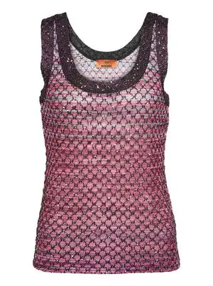 MISSONI Sequined Lamé Top