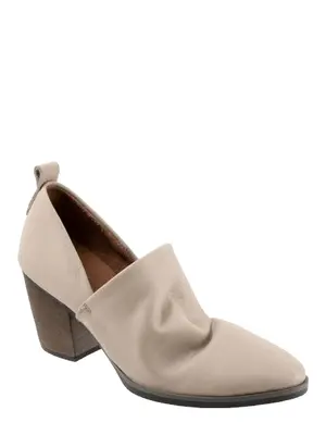 BUENO Kesia Block Heel Pump Light Grey