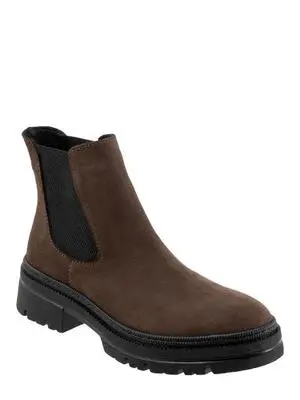 BUENO Bueno Darla Lug Chelsea Boot Brown Nubuck