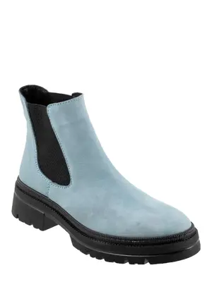 BUENO Bueno Darla Lug Chelsea Boot Sky Nubuck