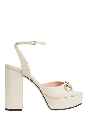 GUCCI Horsebit Platform Sandal