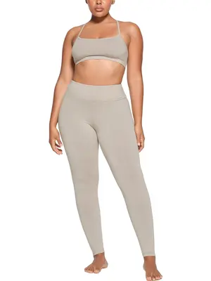 SKIMS High Waisted Legging | Black | 2xs | Outdoor Stone