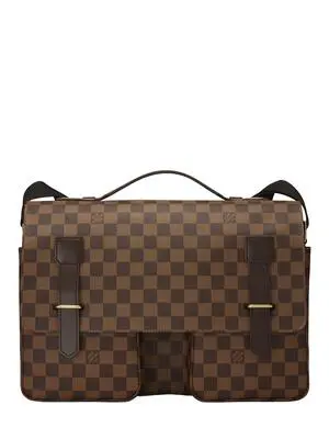 LOUIS VUITTON Damier Ebene Broadway - Brown