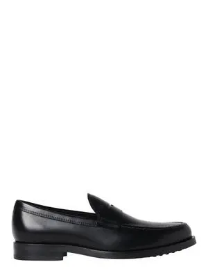 TOD'S Leather Loafers - Black
