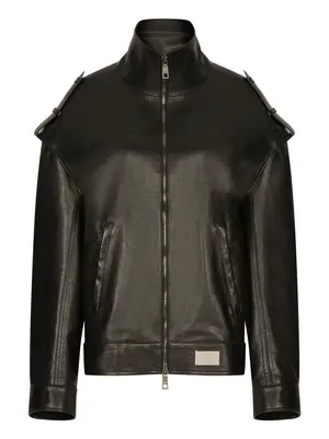 Dolce & Gabbana Oversize Bullskin Jacket - Black