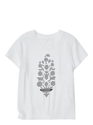 Free People FP Movement Game Time Logo Tee Bright White Combo