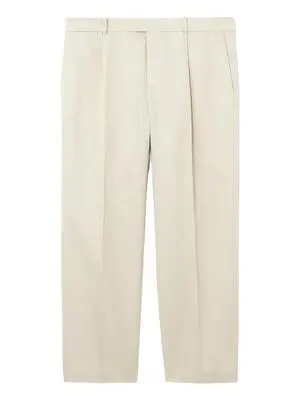 Cos Pleated Straight-Leg Pants Light Beige
