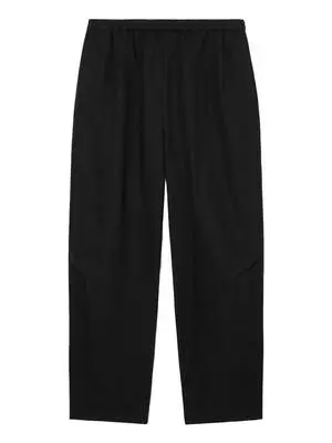 Cos Elasticated Barrel-Leg Trousers Black