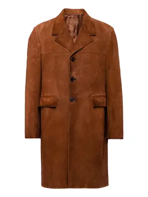 Prada Suede Coat - Oak