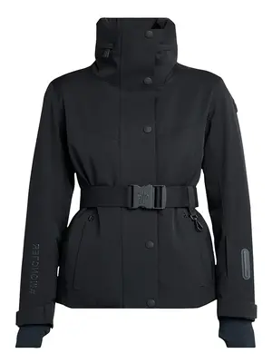 Moncler Hainet Belted Snow Jacket - Black