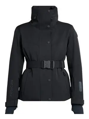Moncler Hainet Belted Snow Jacket - Black